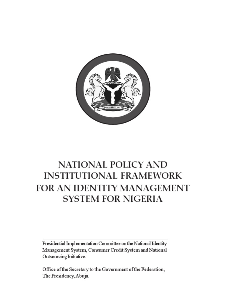 NIMC Act | Identity Document | Biometrics