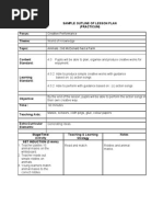 ENGLISH LESSON PLAN | Lesson Plan | Malaysia