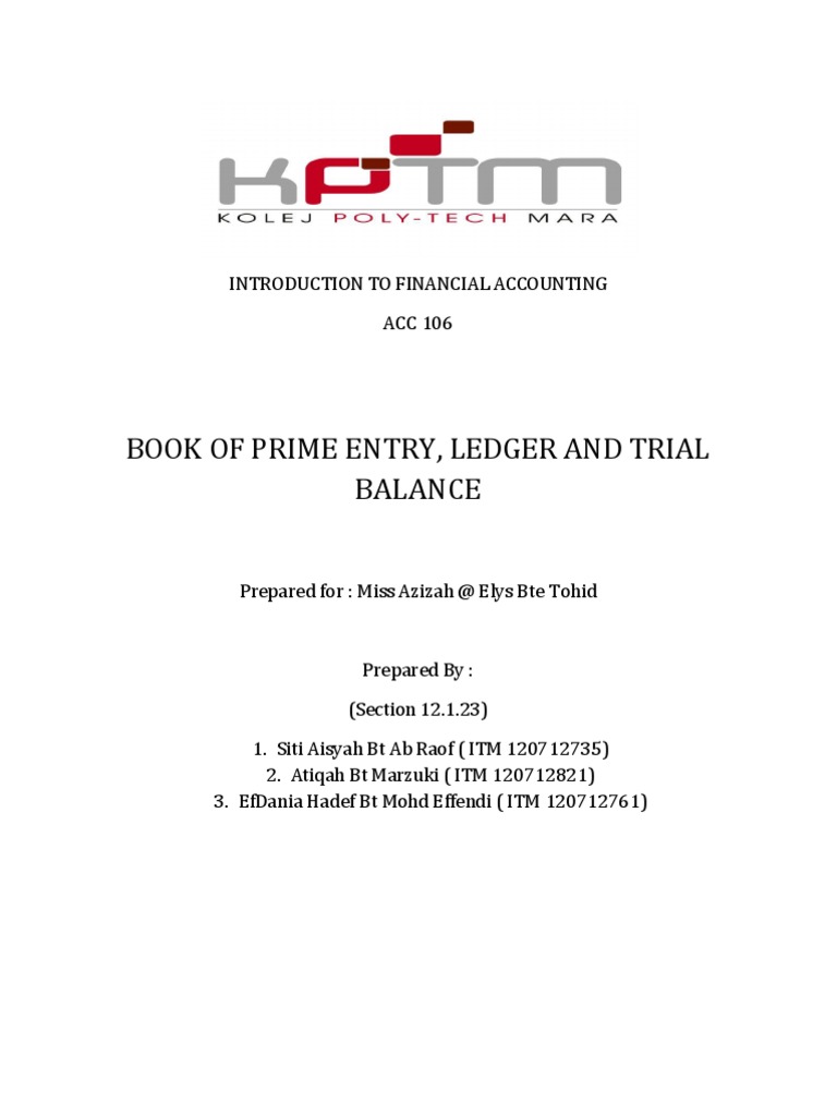 Introduction To Financial Accounting | PDF | Accounts Payable | Debits ...