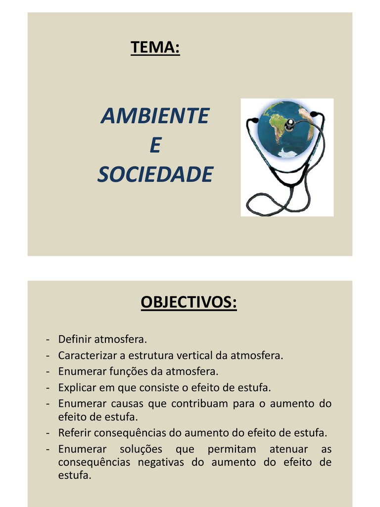 Estrutura Vertical Da Atmosfera | PDF | Atmosfera da Terra | Troposfera