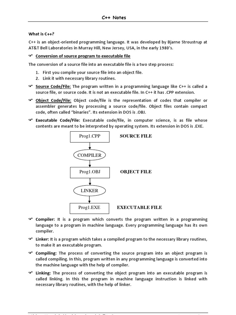 Class Xi CPP Notes | PDF | Parameter (Computer Programming) | Control Flow Class Xi CPP Notes | PDF | Parameter (Computer Programming) | Control Flow