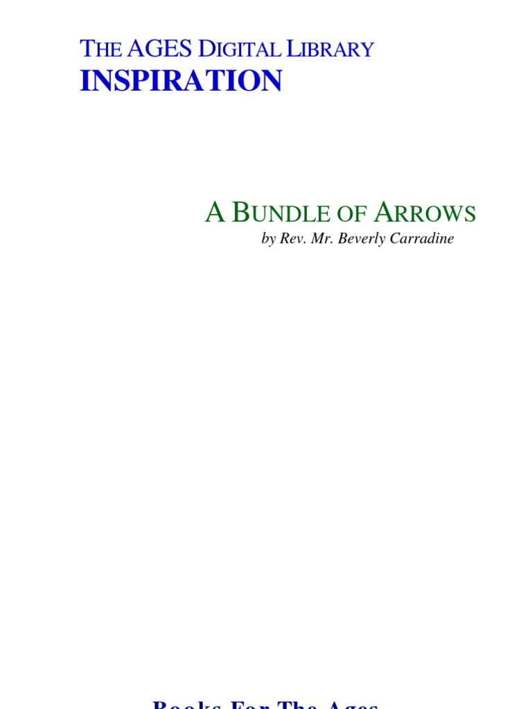 A Bundles of Arrows | PDF | Jesus | Soul