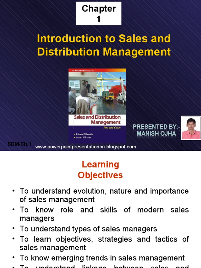 Introduction To Sales and Distribution Management | PDF | Sales ...