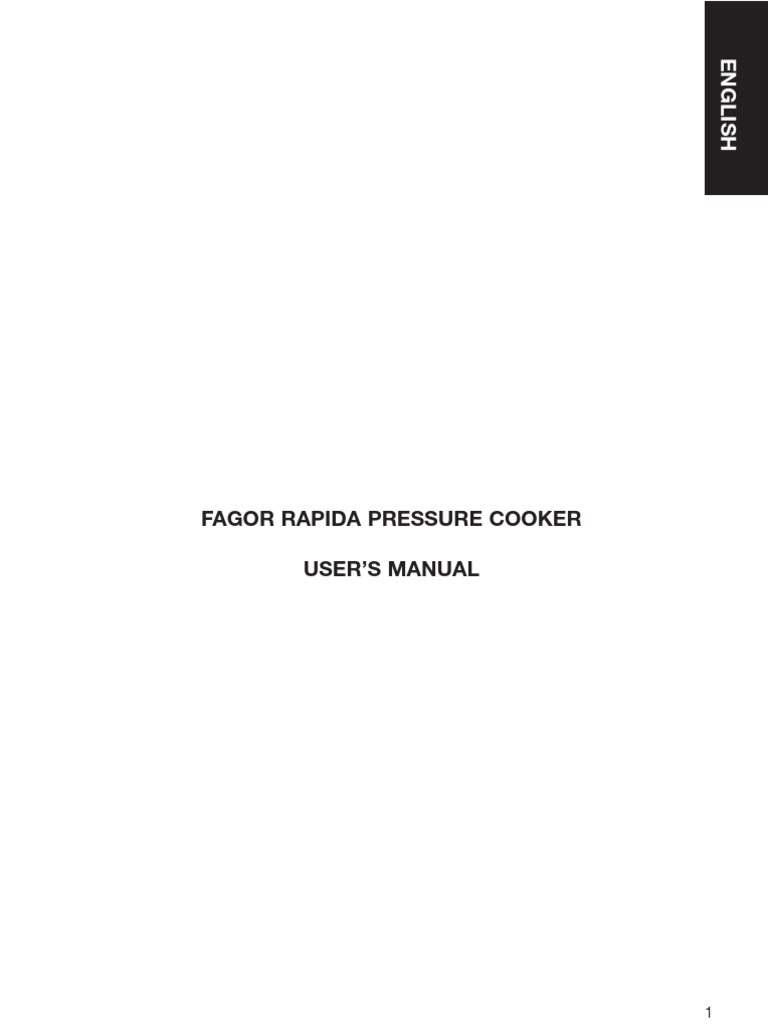 6 QT Rapida Pressure Cooker Manual | PDF