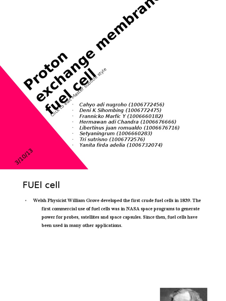 Proton Exchange Membrane | PDF | Fuel Cell | Proton Exchange Membrane ...