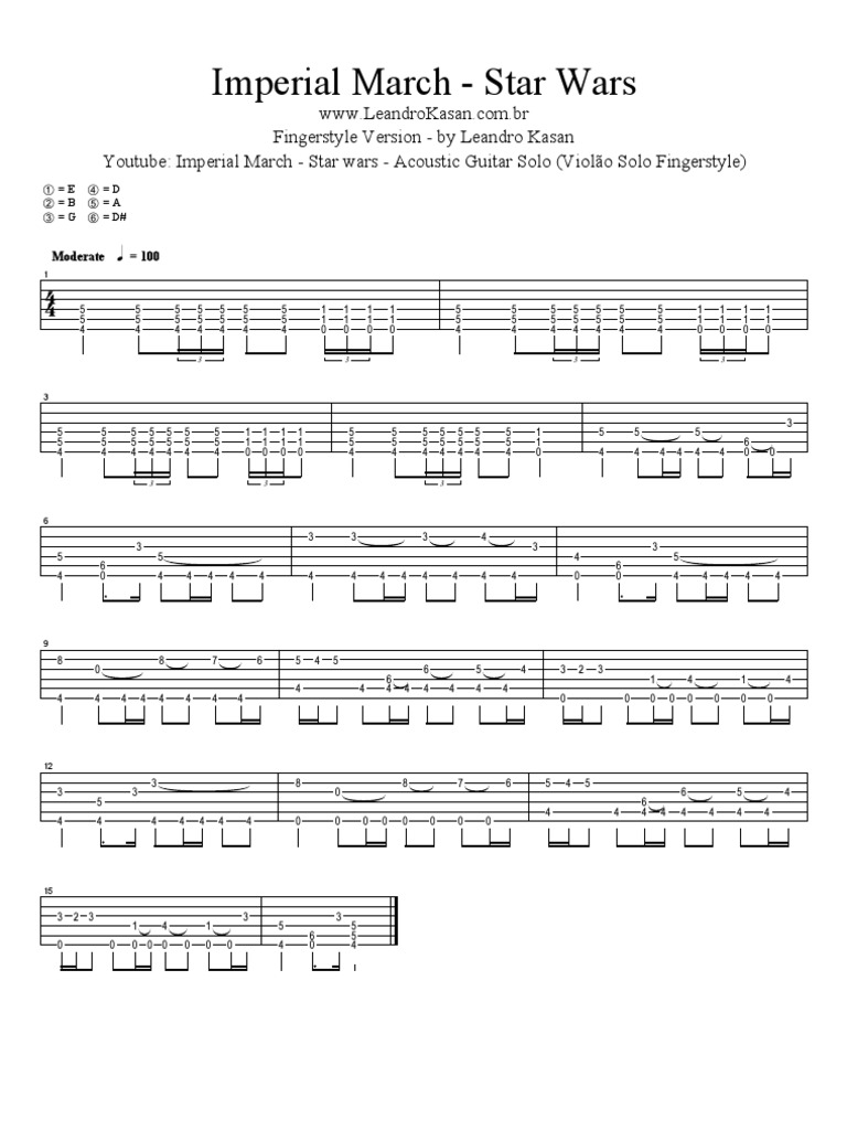 Material_Imperial March - Tab by Leandro Kasan