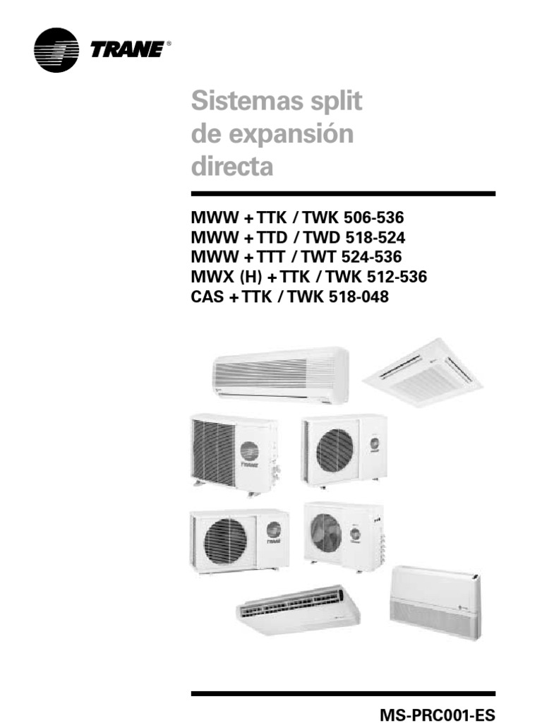 Mini Split Muro - T | PDF | Aluminio | Hvac