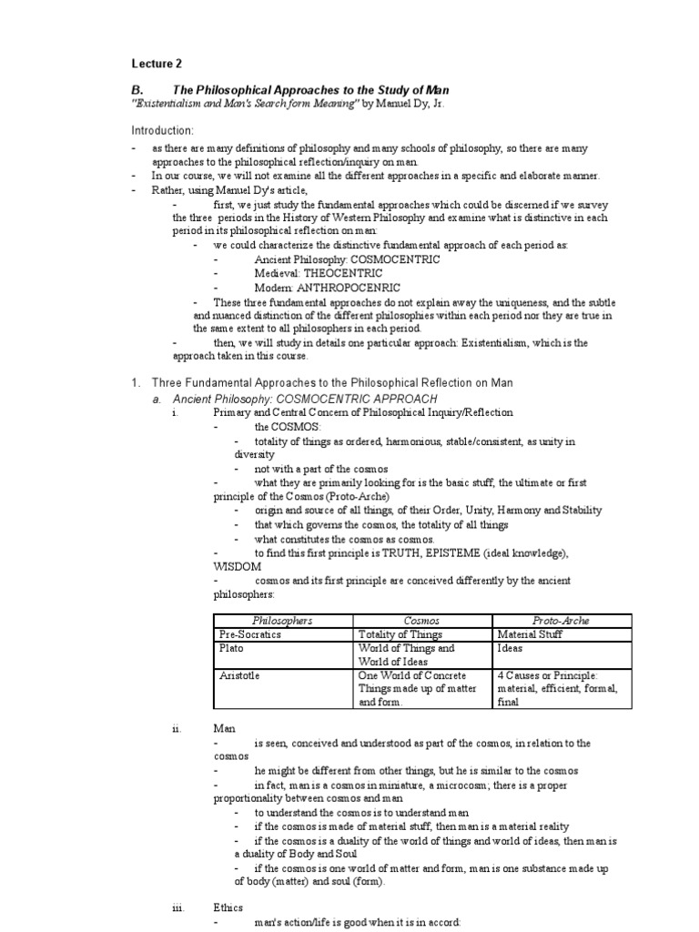 Lecture 2 Different Approaches | PDF