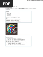 Rubik's Cube Instructable | PDF | Logic Puzzles | Teaching Mathematics