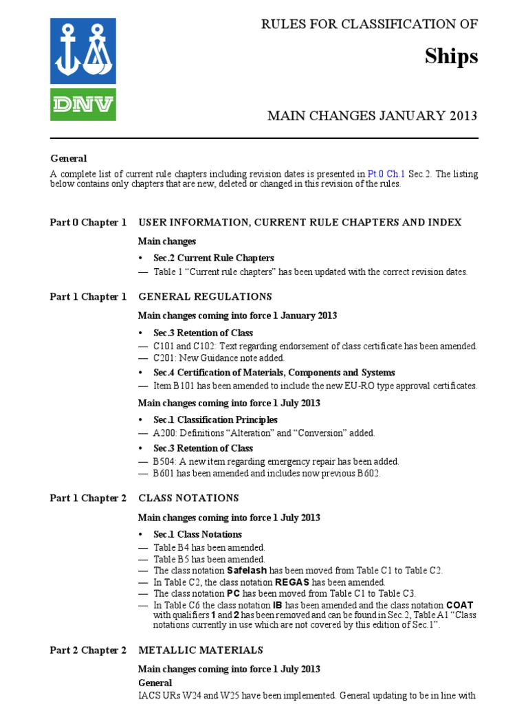 Ships: Rules For Classification of | PDF | Bearing (Mechanical) | Ships