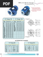 IEC Motor Frame Size Reference Chart | PDF | Technology & Engineering