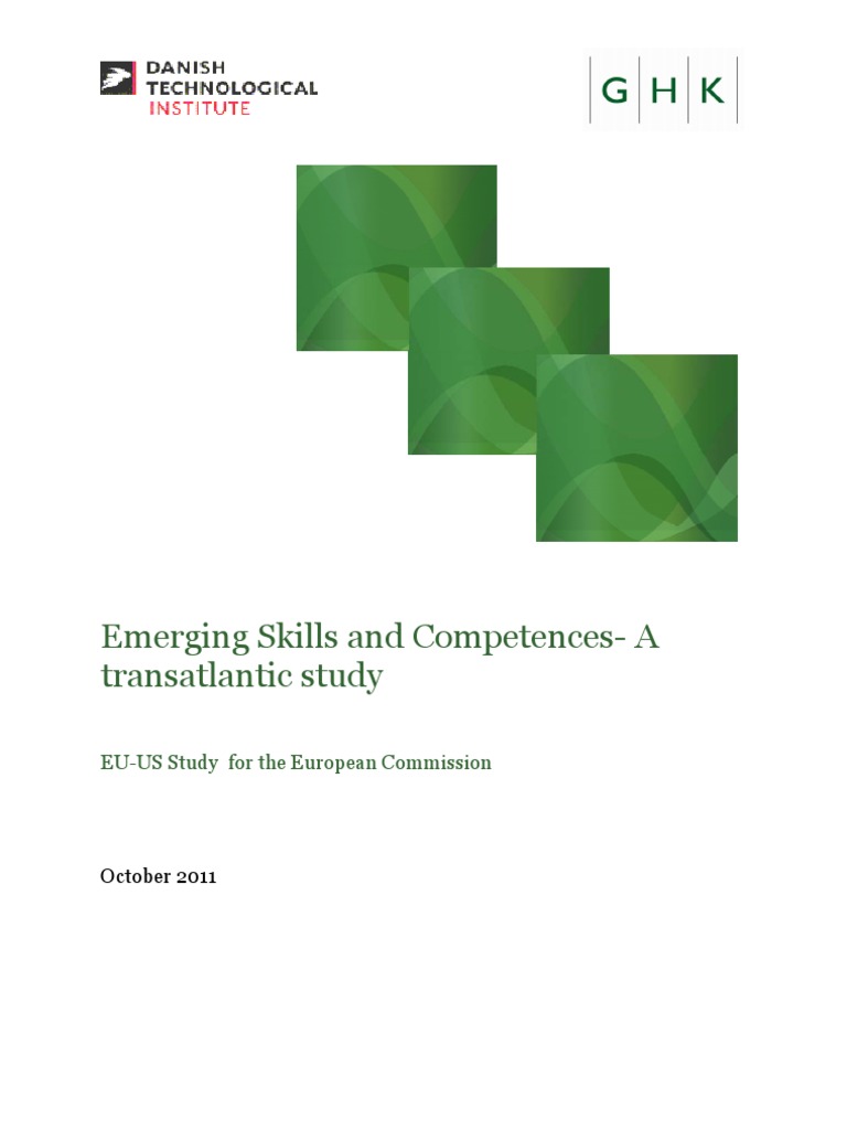 Emerging Skills and Competences (EU-US) PDF | PDF | Vocational ...