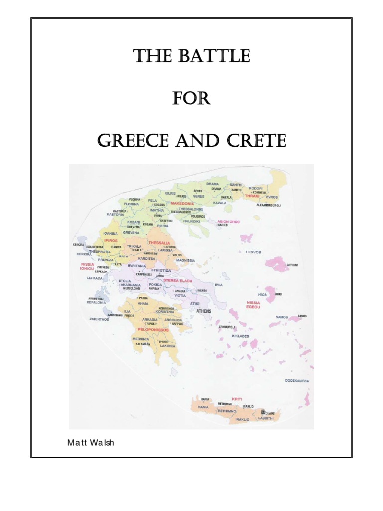 The Battle For Greece & Crete | PDF | Regiment | Airborne Forces