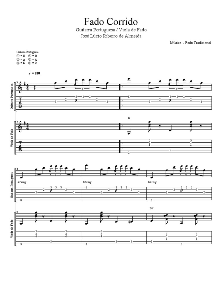 Fado Corrido | PDF