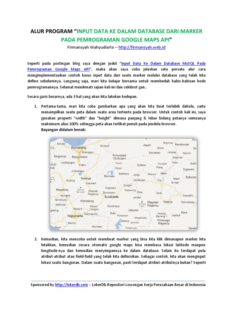 ALUR PROGRAM Input Data Ke Dalam Database MySQL Pada Pemrograman Google ...