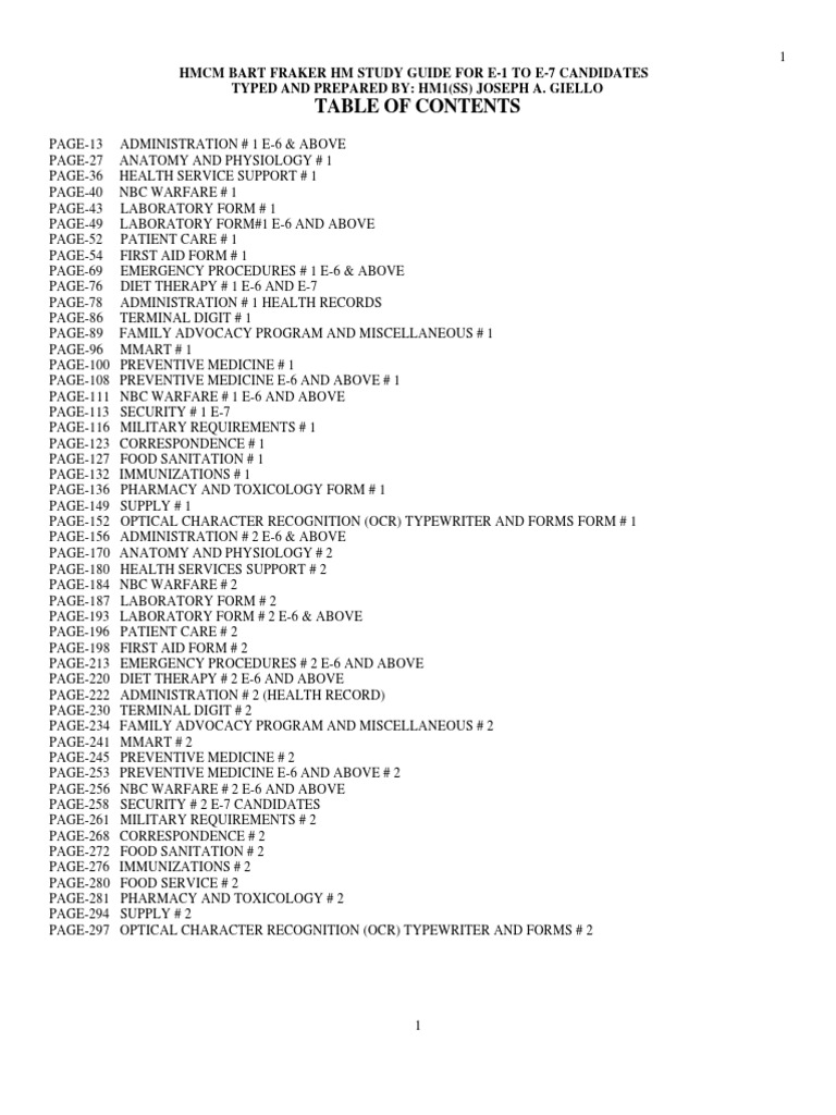 Master Chief Fraker's | PDF