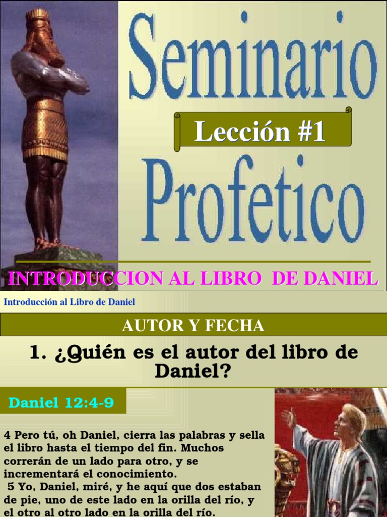 01 Daniel | PDF | Libro de daniel | Textos Religiosos