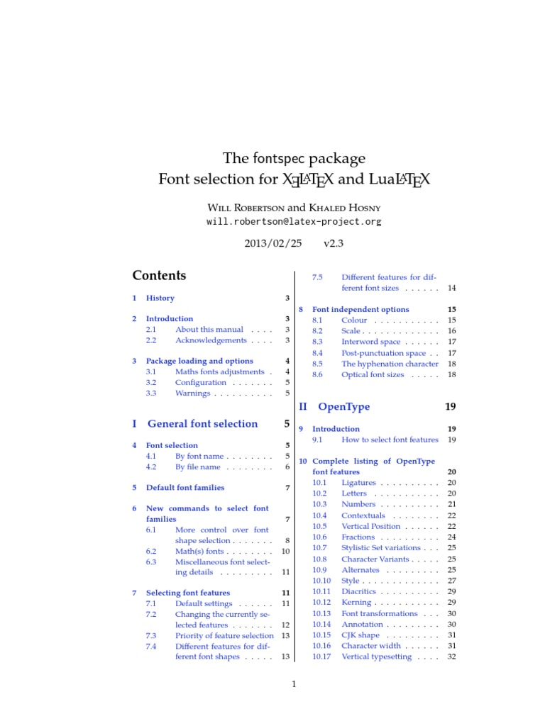 Font Spec | PDF | Typefaces | Digital Typography