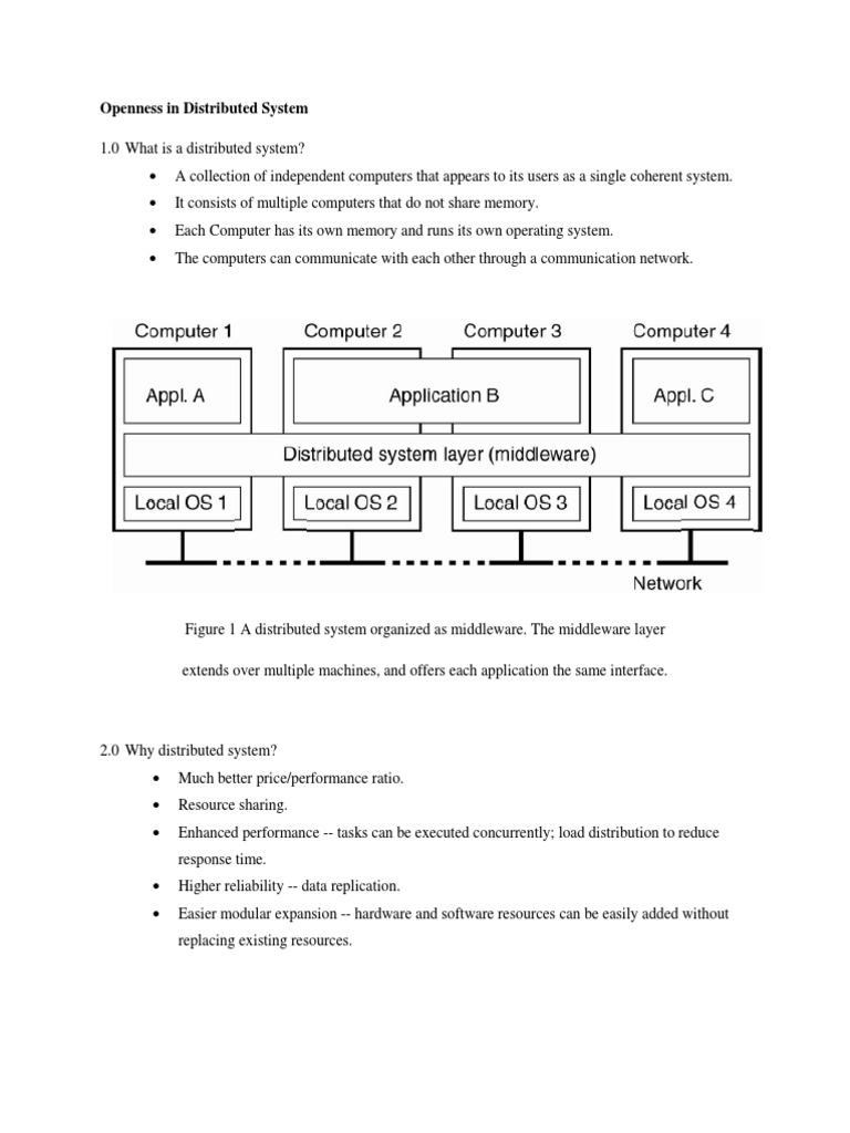 Openness in Distributed System | PDF | Application Programming ...