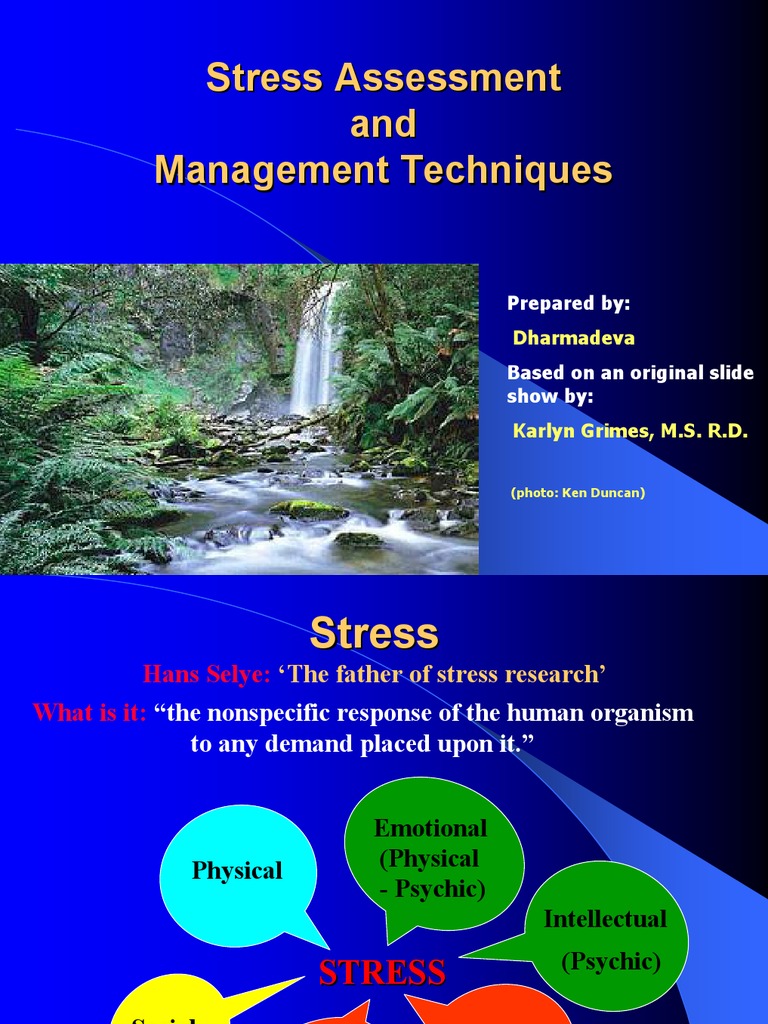 Stress Management | PDF | Relaxation (Psychology) | Stress Management
