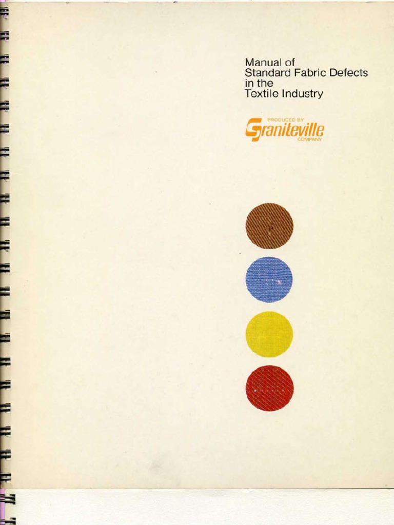 Manual for Fabric Defects