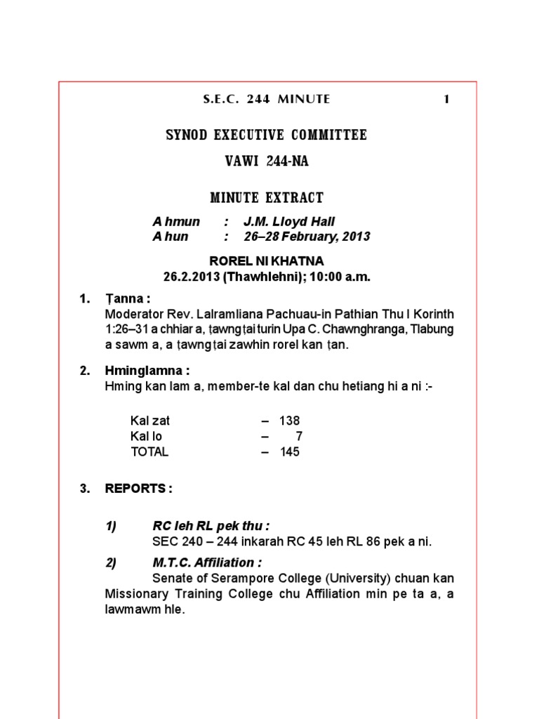 SEC - 244 Minute Extract | PDF | Business | Social Science