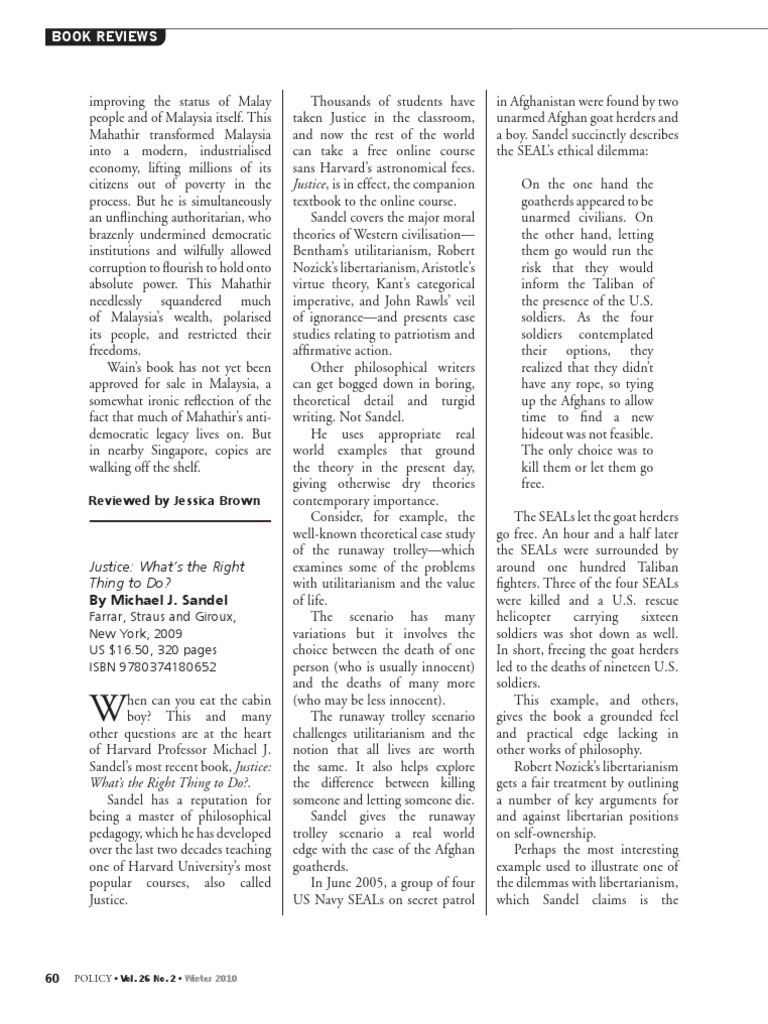 An Accessible Exploration of Major Theories of Justice through Real ...