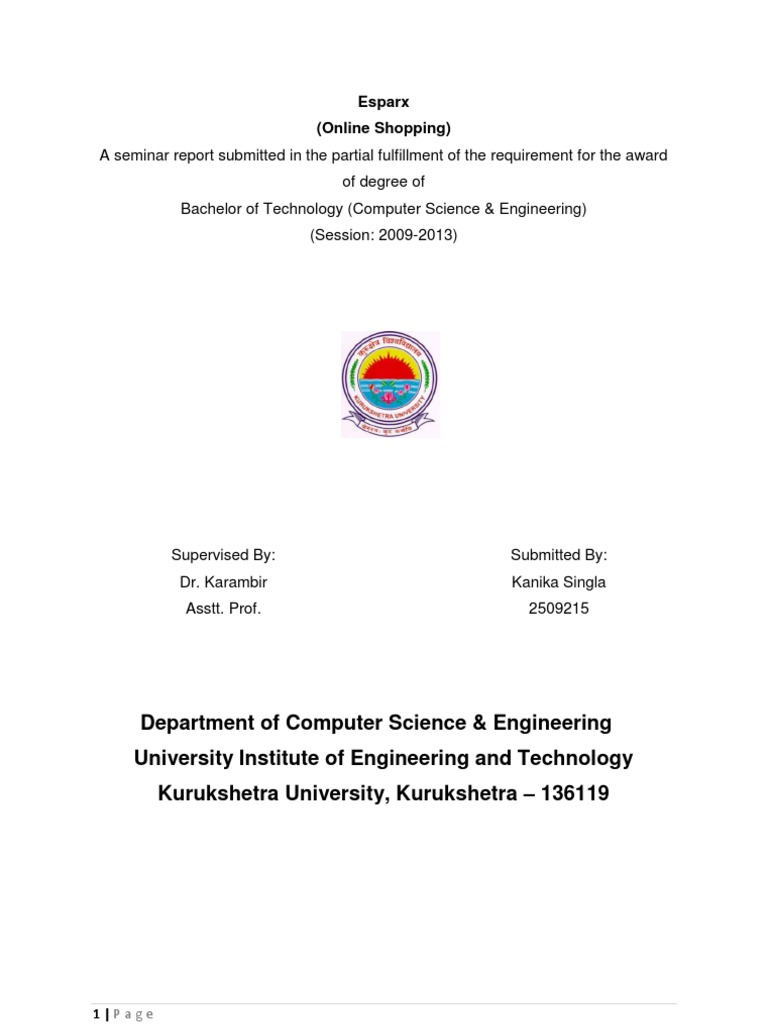 Seminar Report | PDF | Php | Software