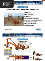 Fletcher Bolter Op Manual | PDF | Drill | Brake