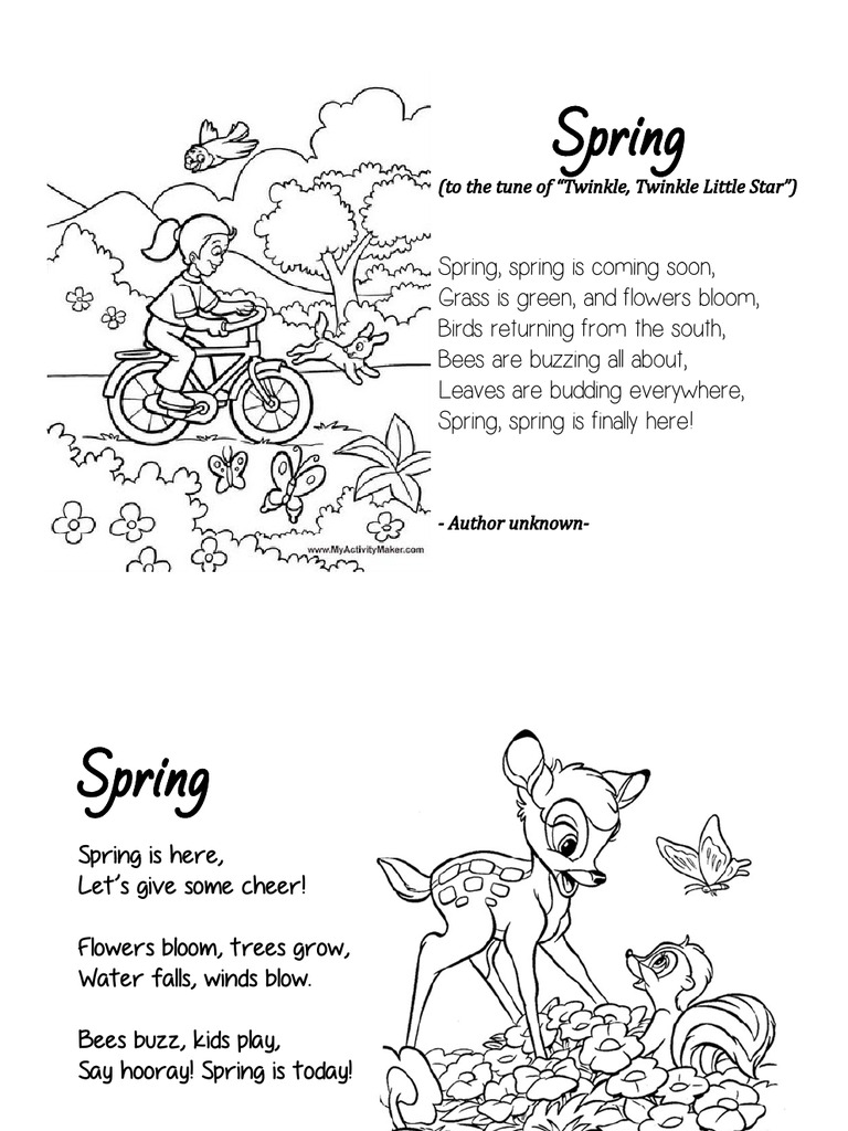 Spring Poems | PDF | Botany | Organisms