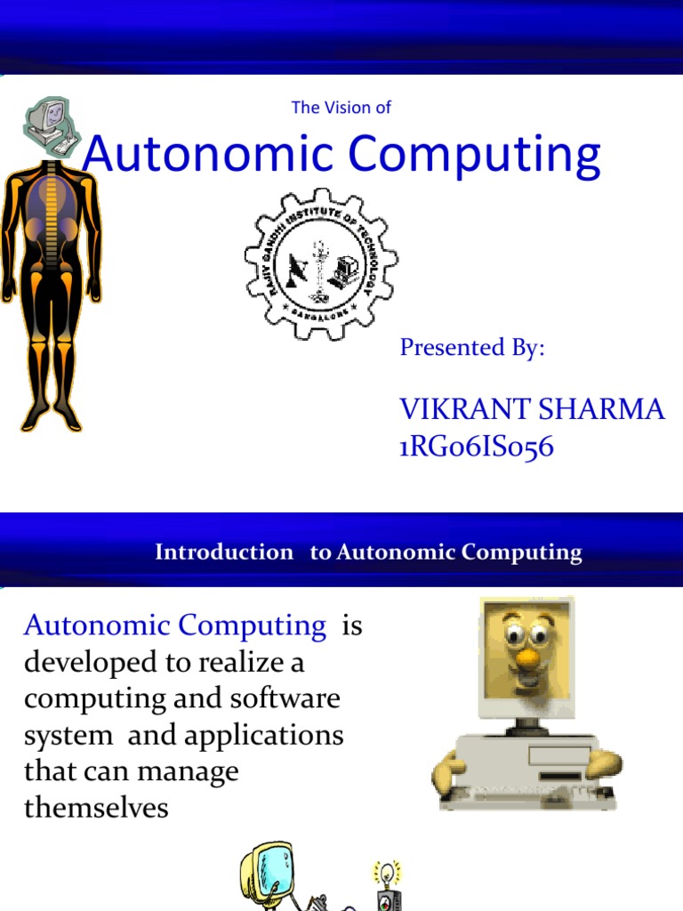 Autonomic Computing | PDF | Digital Technology | Systems Theory