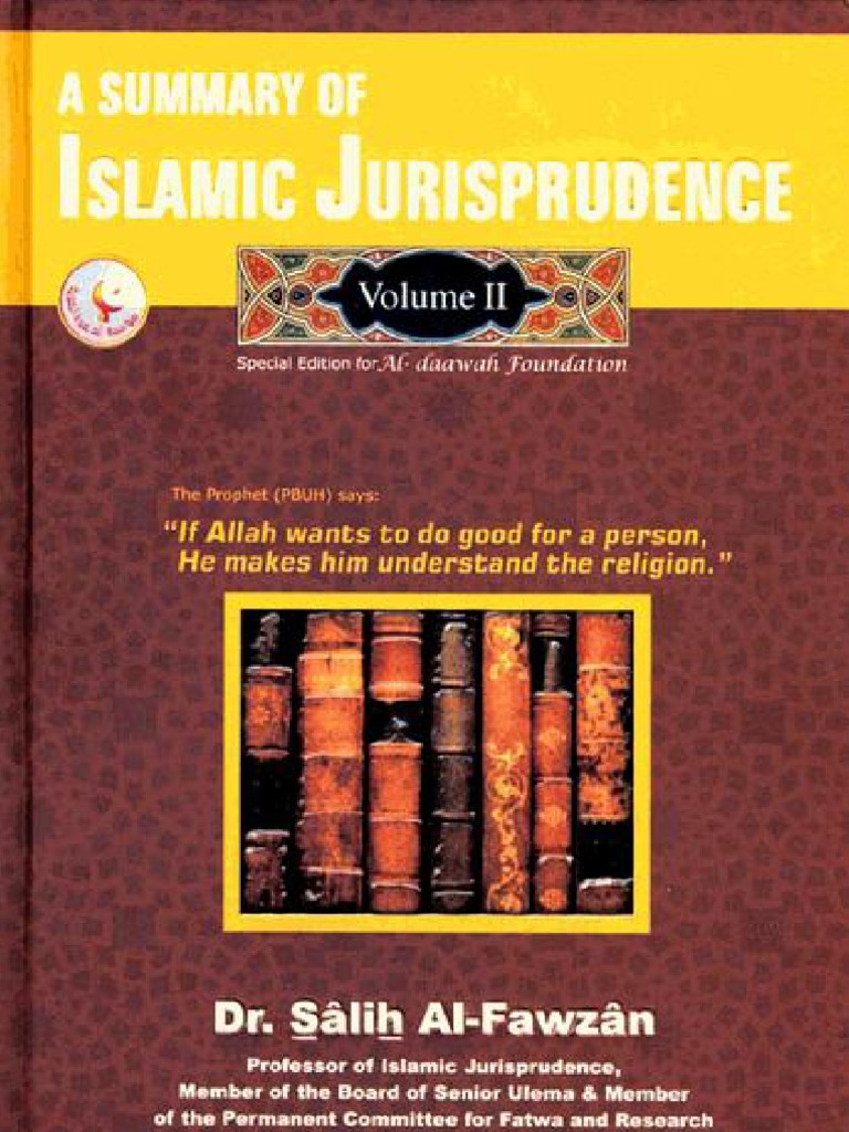 A Summary of Islamic Jurisprudence Vol 2 | PDF | Sheikh | Translations