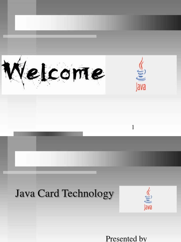 Java Card Technology | PDF | Smart Card | Java (Programming Language)