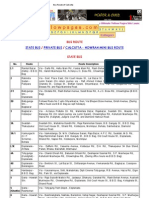 WBTC Bus Routes | PDF | Kolkata | Road Transport