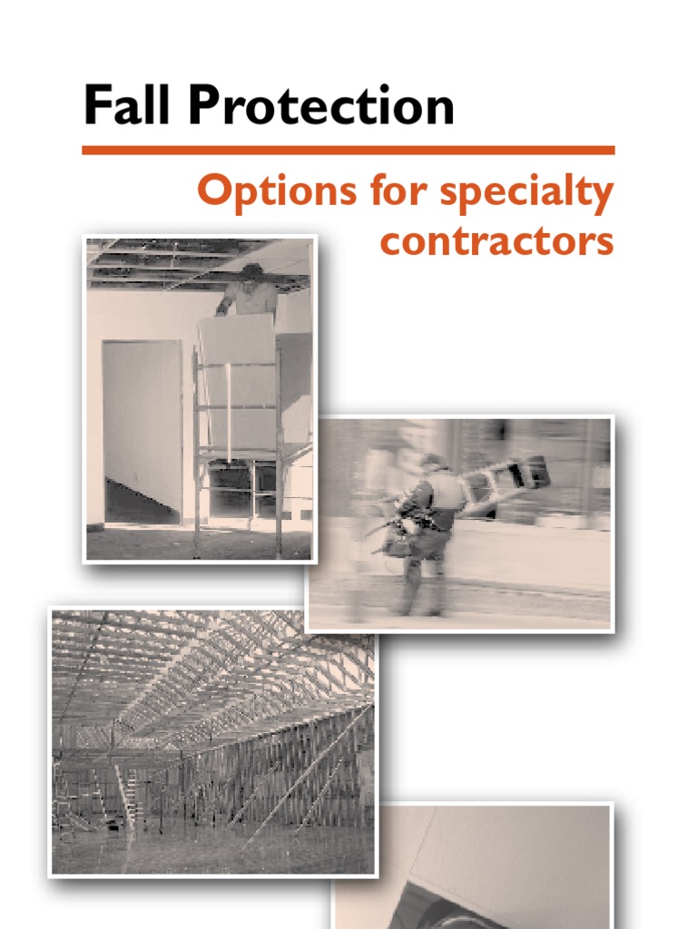 Fall Protection: Options For Specialty Contractors | PDF | Occupational ...