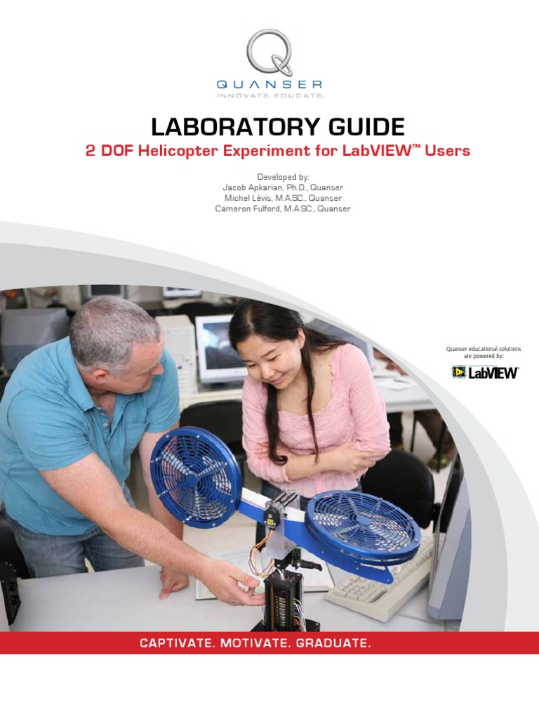 2 Dof Helicopter Courseware Sample | PDF | Control Theory | Experiment
