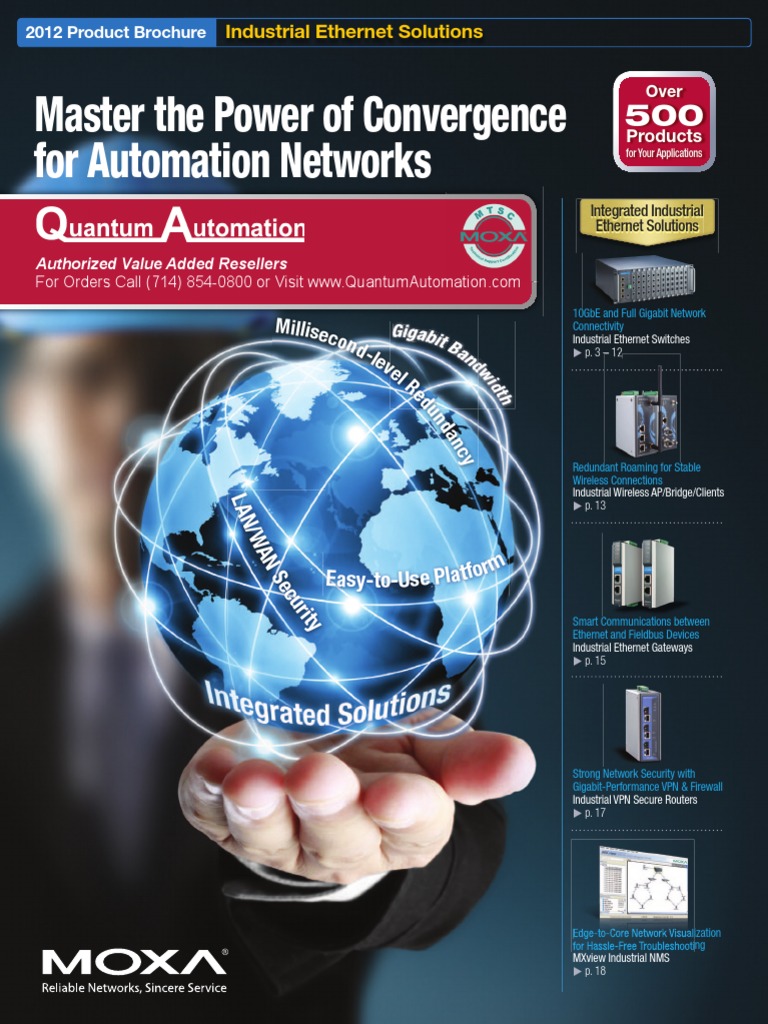 Moxa 2012 IES Brochure | PDF | Computer Network | Network Switch