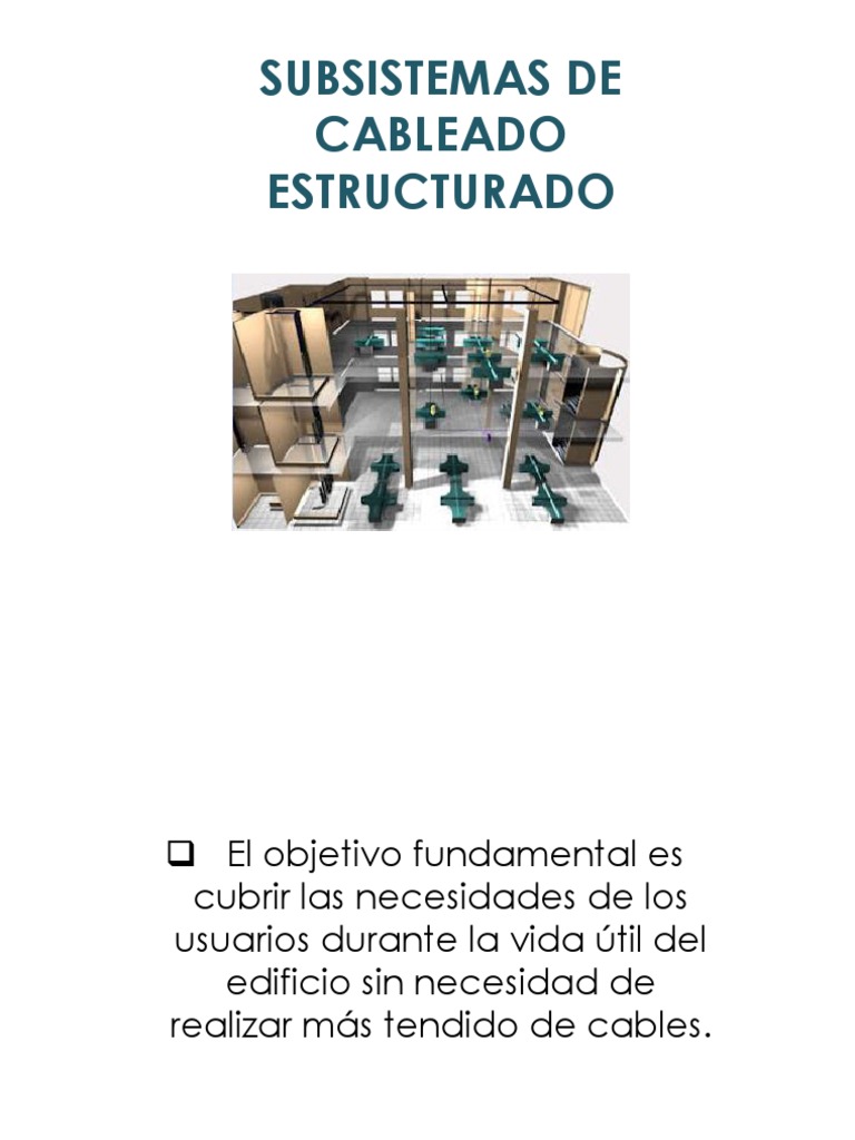 Subsistemas de Cableado Estructurado | PDF | Tecnología e ingeniería