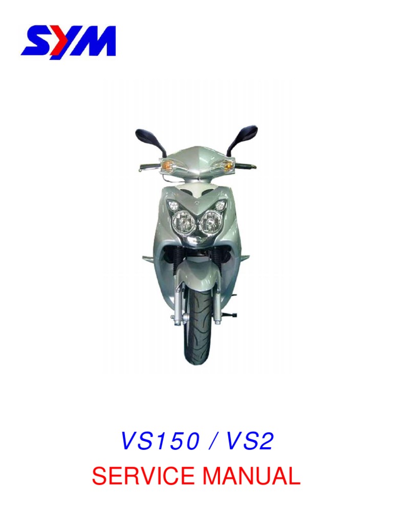 VS150/VS2 Motorcycle Service Manual | PDF | Carburetor | Motor Oil