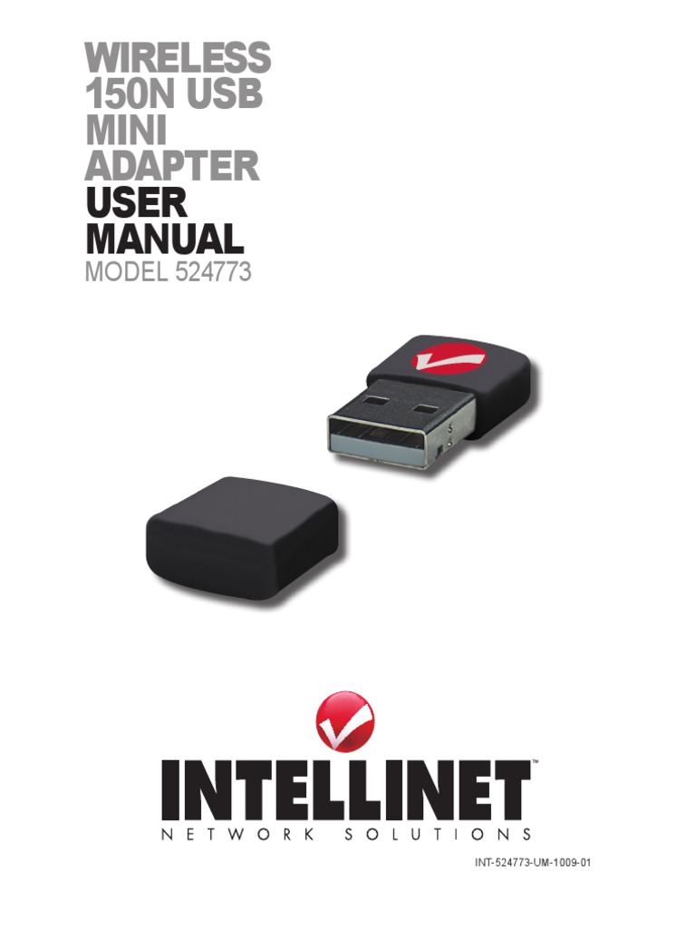User Manual: Wireless 150N Usb Mini Adapter | PDF | Wireless Lan | Ieee ...