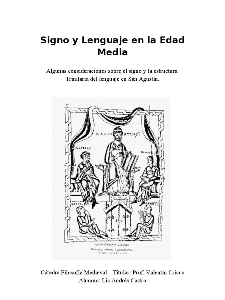 Signo en La Edad Media | Verdad | Semiótica | Prueba gratuita de 30 ...