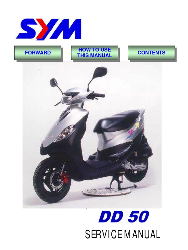 Sym DD 50 (EN) | PDF | Carburetor | Piston