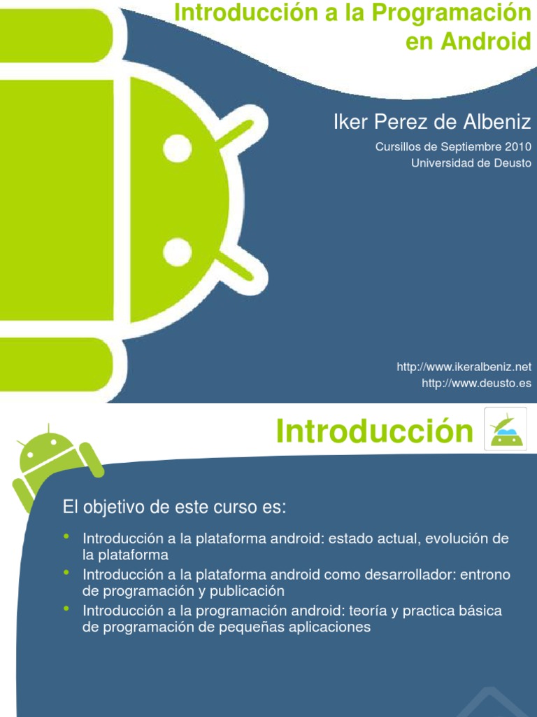 Curso de Programacion en Android | PDF | Android (sistema operativo ...