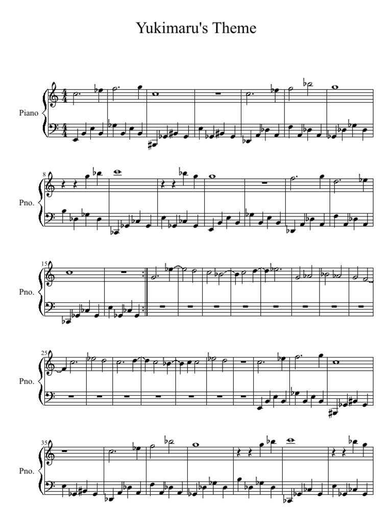 Yukimaru's Theme | PDF | Art