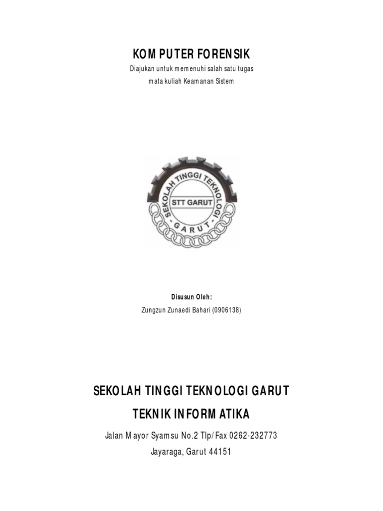 TUGAS 7 Komputer Forensik | PDF