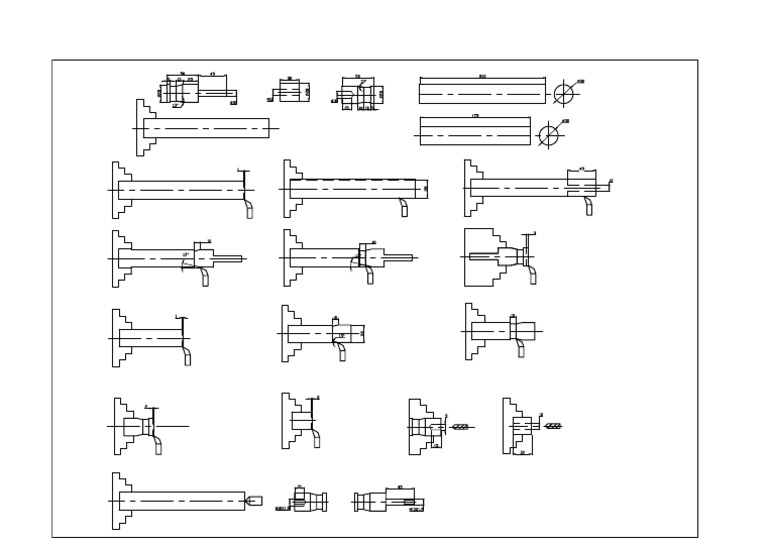 Engsel AUTO CAD 2D | PDF