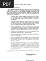 Spa - Authority To Sign Extrajudicial | PDF | Power Of Attorney ...