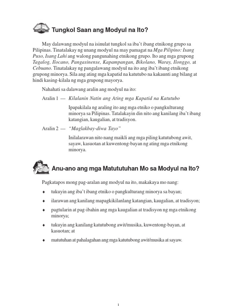 Ang Magandang Daigdig NG Ating Mga Katutubong Kapatid | PDF
