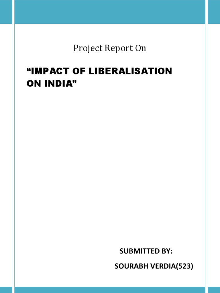 Impact of Liberalisation | PDF | Economics | Economies