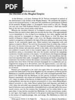 Evolution of Mughal Administrative Institutions: Mansab, Jagir Land ...